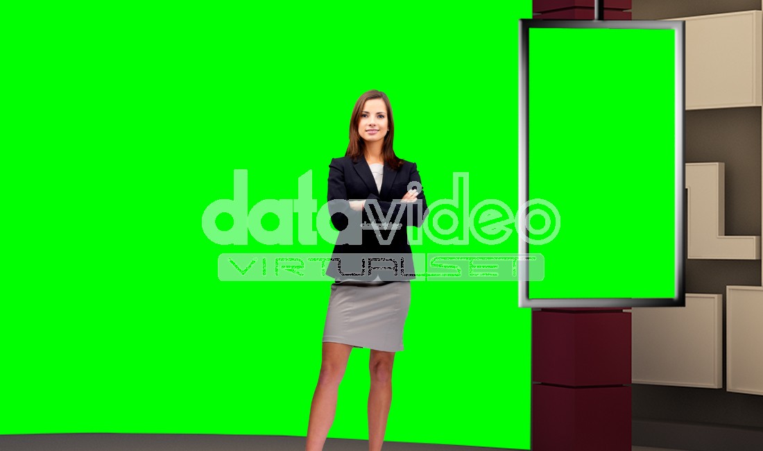 Entertainment 007 TV Studio Set-Virtual Green Screen Background PSD ...