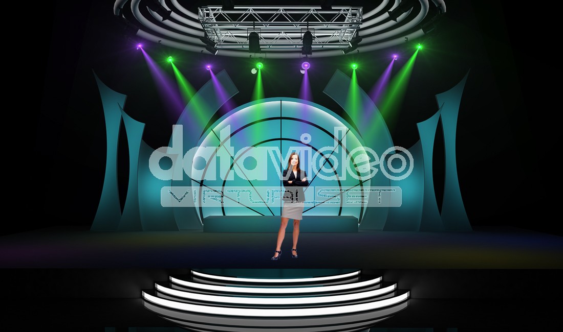 Entertainment 017 TV Studio Set-Virtual Green Screen Background PSD ...